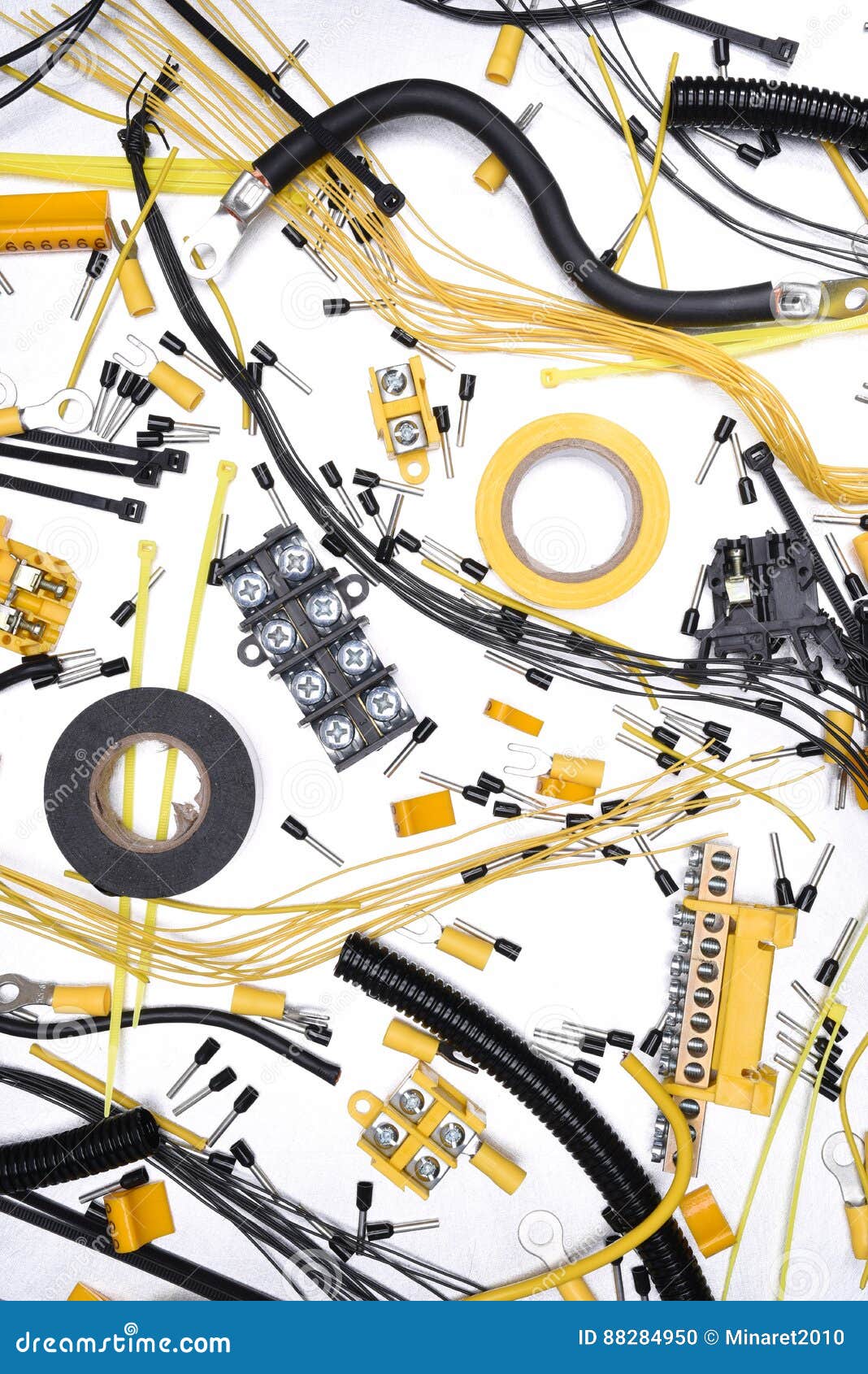 Accessories for Electrical Installations Stock Photo - Image of ...