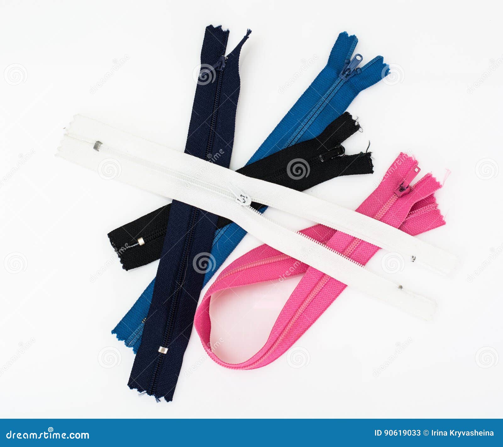 Accessories for Repair and Tailoring, Zippers, Threads, Buttons Stock ...