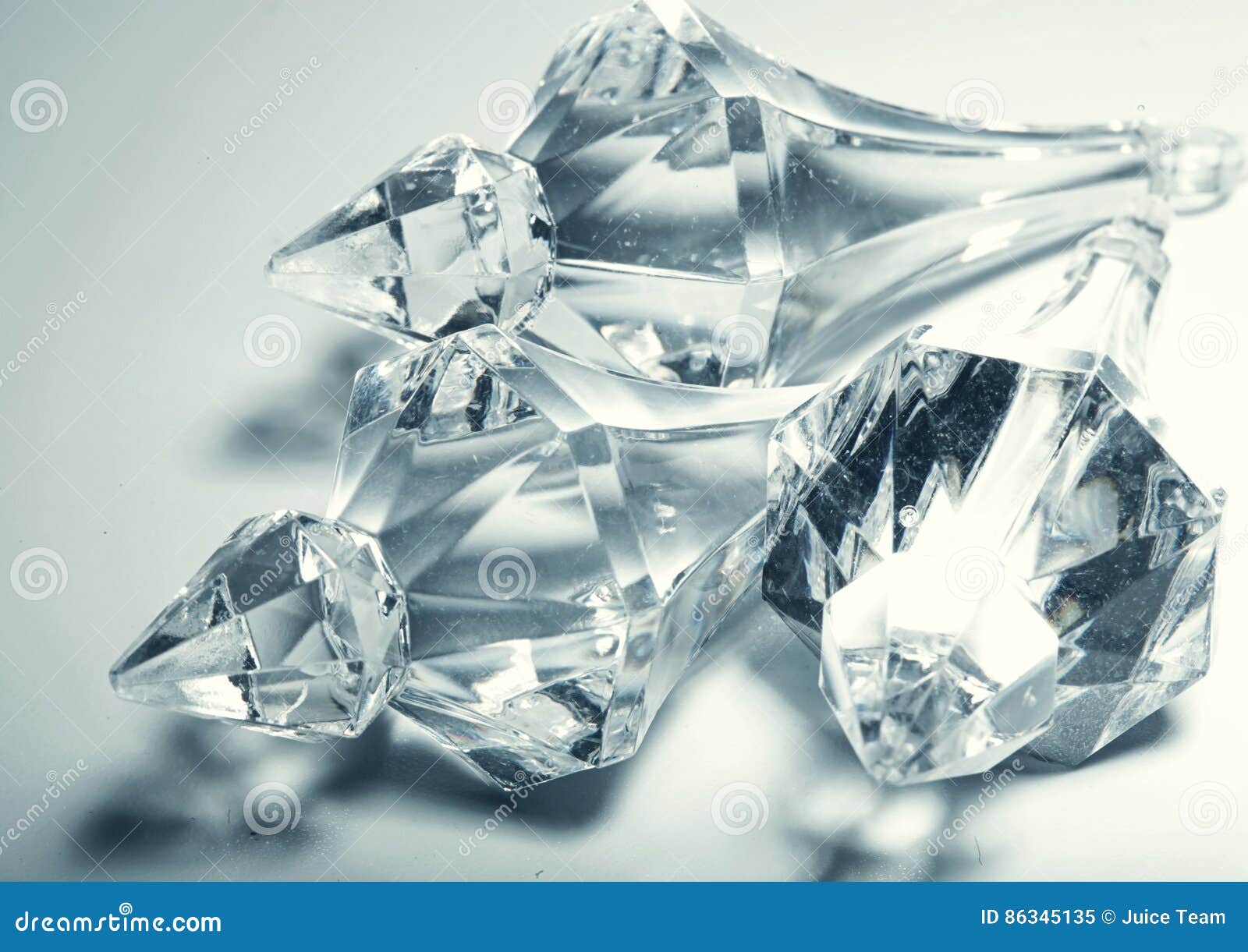 Accessories, Small Transparent Crystals Stock Image - Image of glass ...