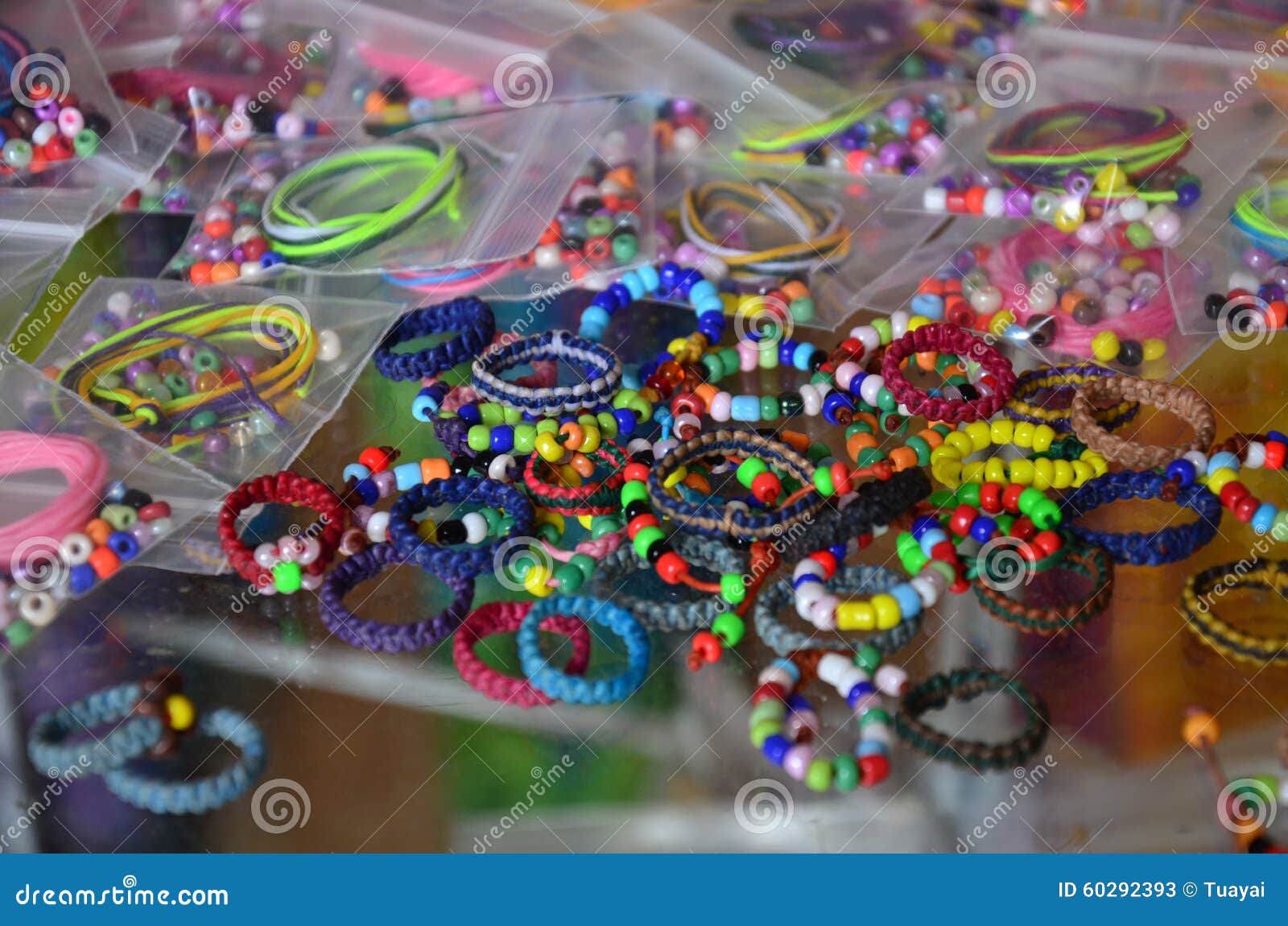Accessory Beads and Tools for Made Ornament Stock Image - Image of ...