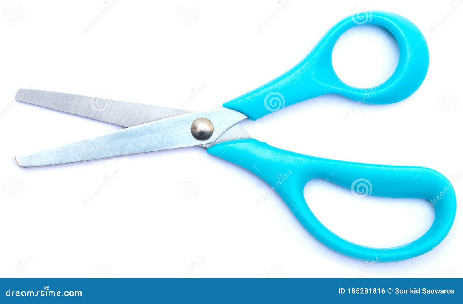Accessory Light Blue Scissors the Scissors is Made of Steel. the Handle ...