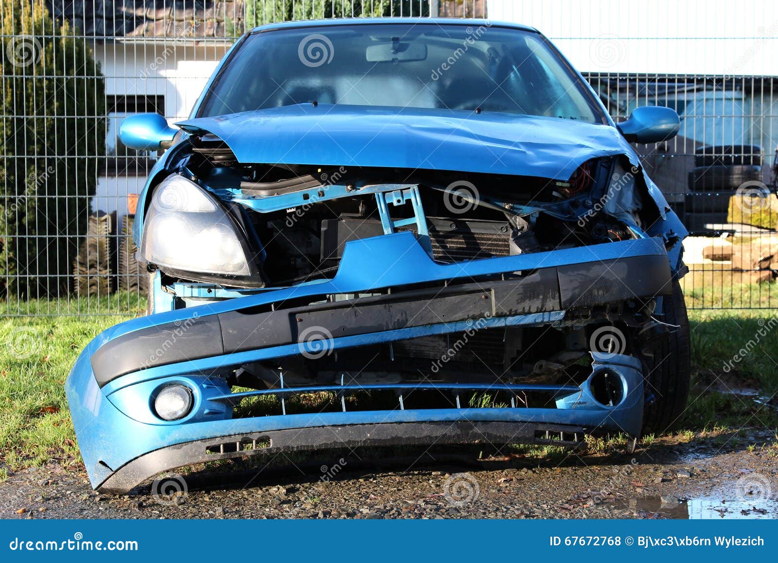 Accident damaged car stock photo. Image of accident, comprehensive ...