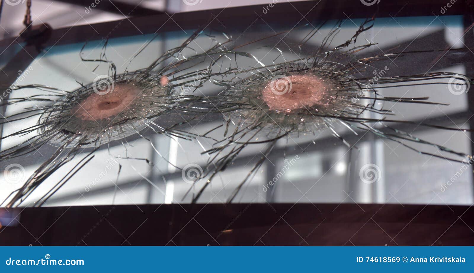 Accident Damaged Windshield Stock Image - Image of closeup, criminals ...