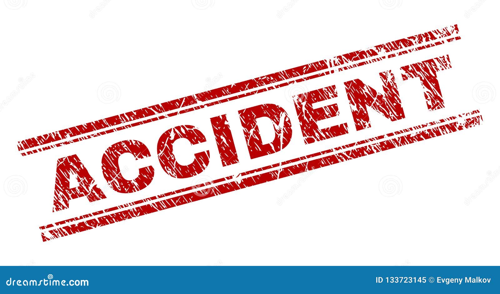 Scratched Textured ACCIDENT Stamp Seal Stock Vector - Illustration of ...