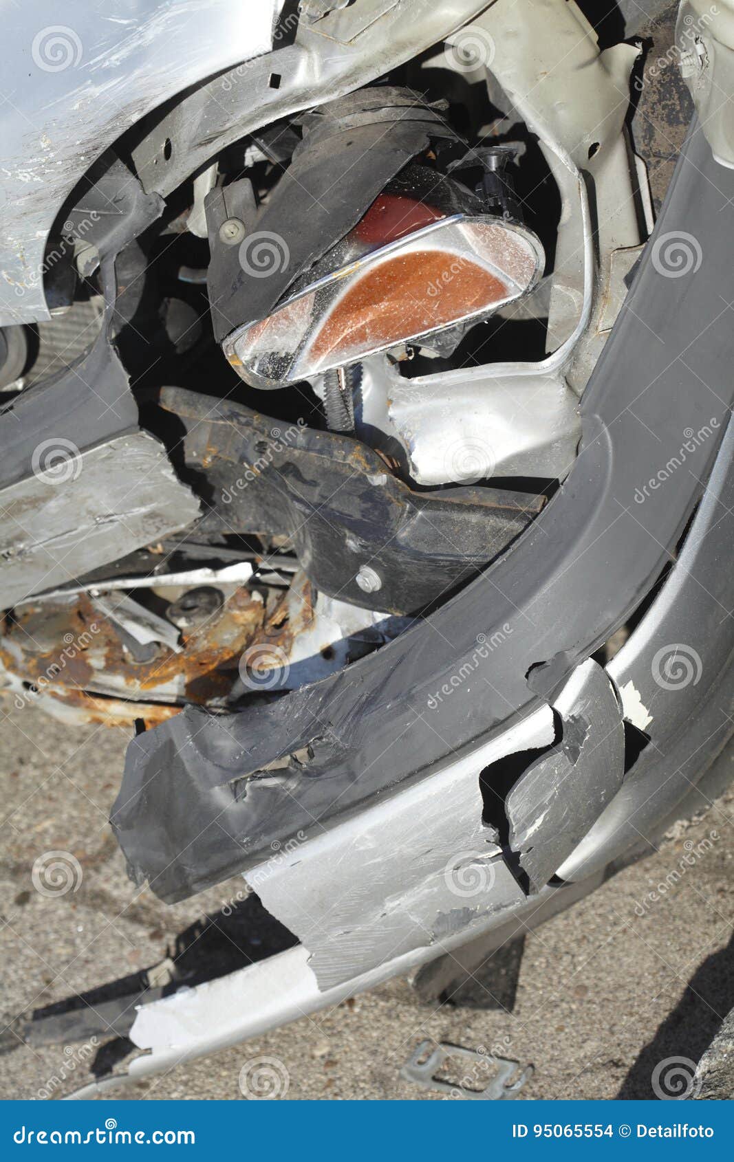 Accident Vehicle, Scrap Car Stock Photo - Image of damage, scrap: 95065554