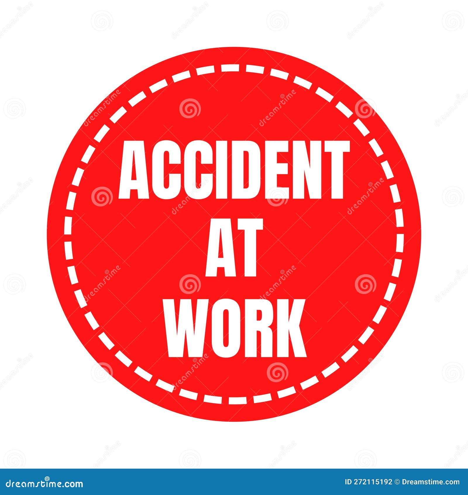 Accident at Work Symbol Icon Stock Illustration - Illustration of ...