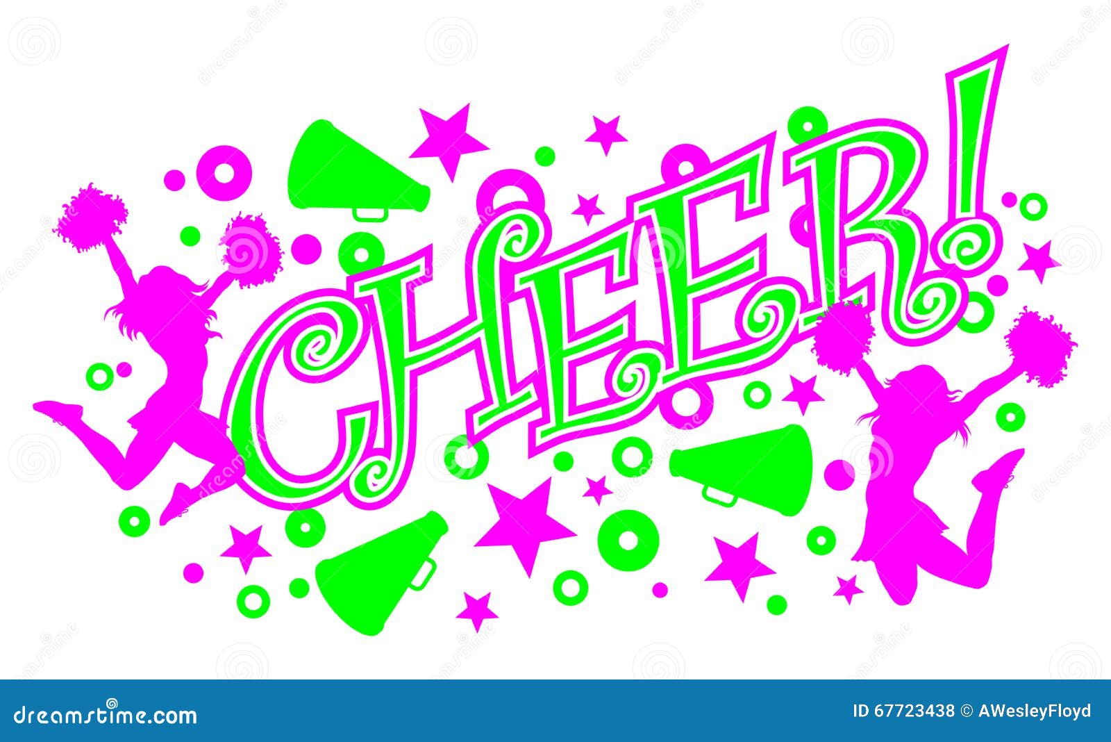 Acclamation illustration de vecteur. Illustration du sport - 67723438