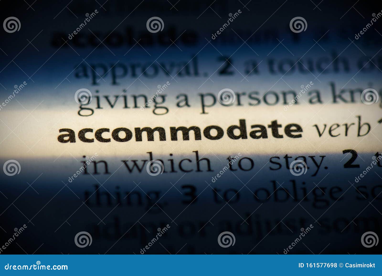 Accommodate stock photo. Image of meaning, book, learn - 161577698