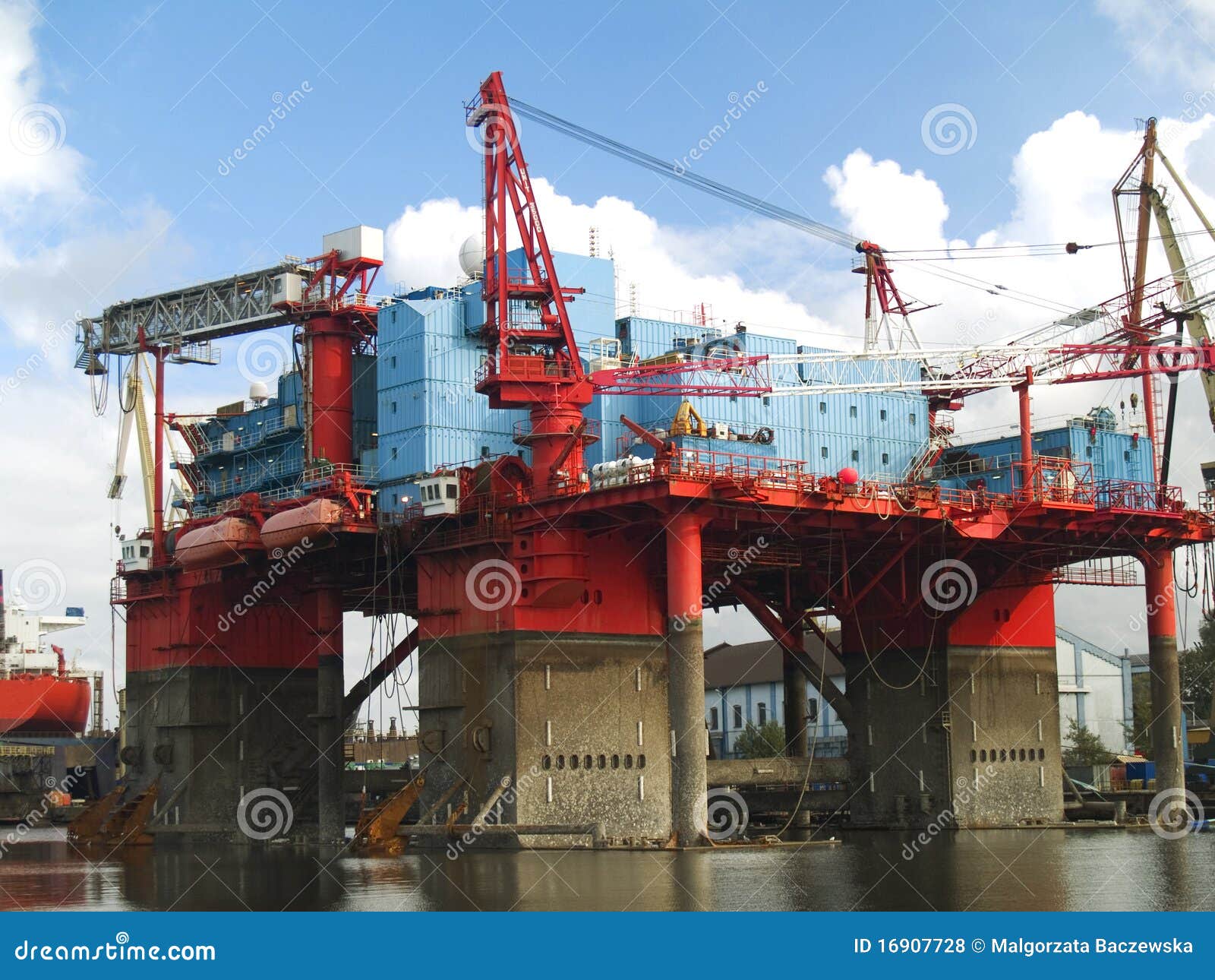 Accomodation Platform stock photo. Image of equipment - 16907728