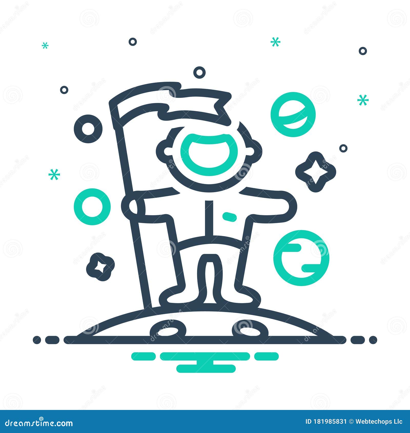 Mix Icon for Accomplish, Fulfill and Achieve Stock Vector ...