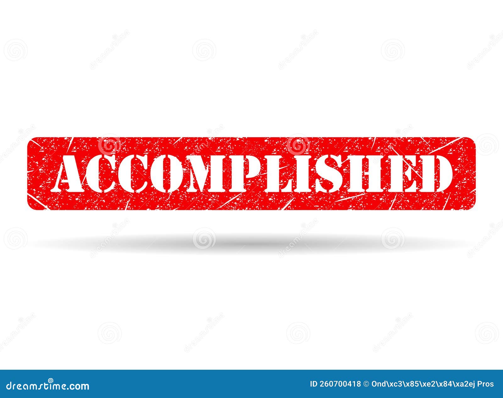 Accomplished Stamp Symbol Shadow, Label Sticker Sign Button, Text ...