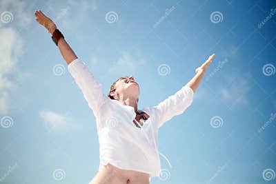 Accomplished Woman stock photo. Image of light, happiness - 15997794