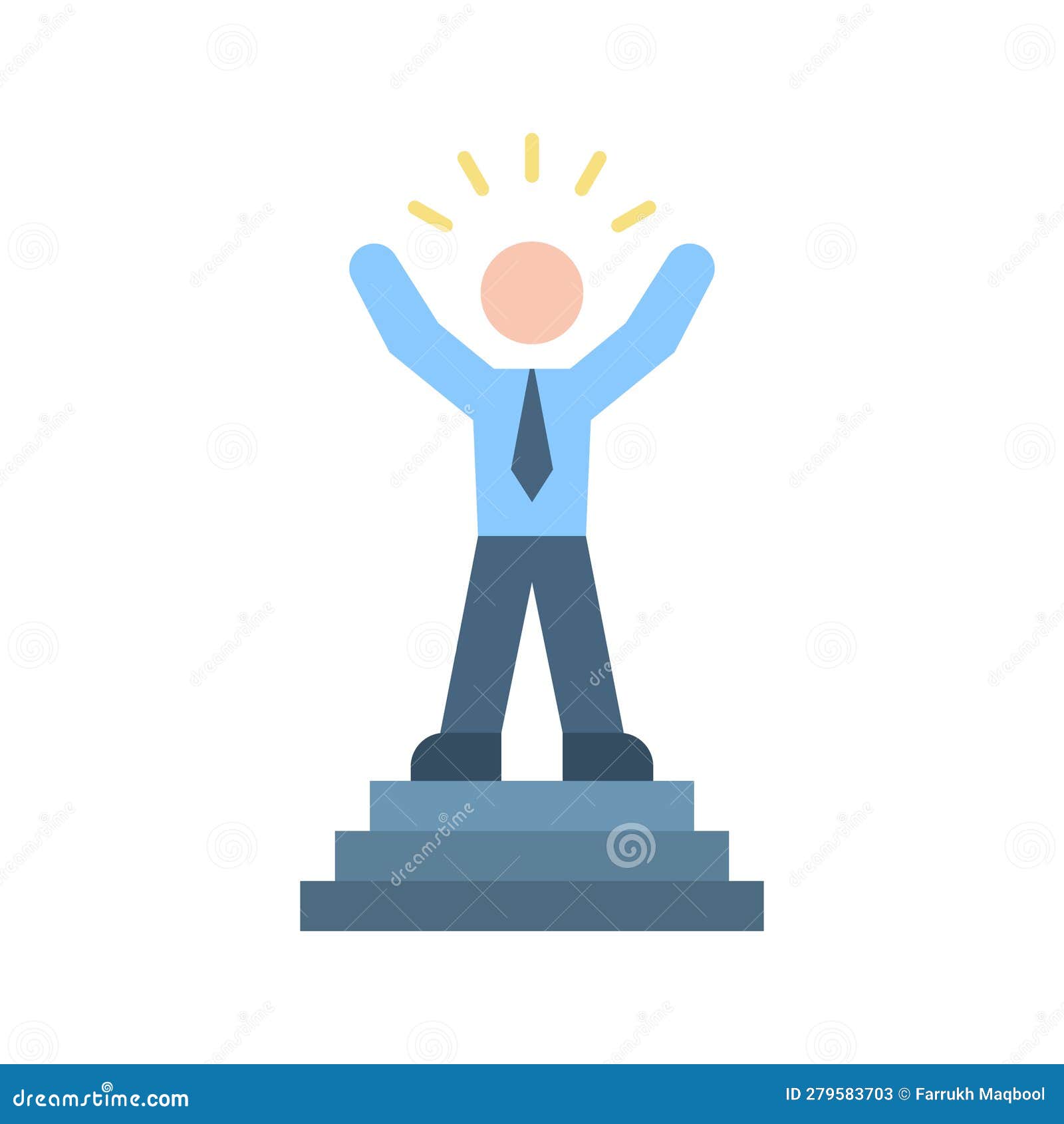 Accomplishment Icon Vector Image. Stock Vector - Illustration of ...