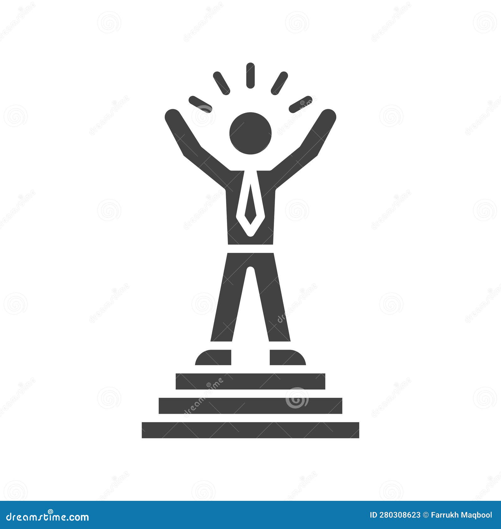 Accomplishment Icon Vector Image. Stock Vector - Illustration of ...