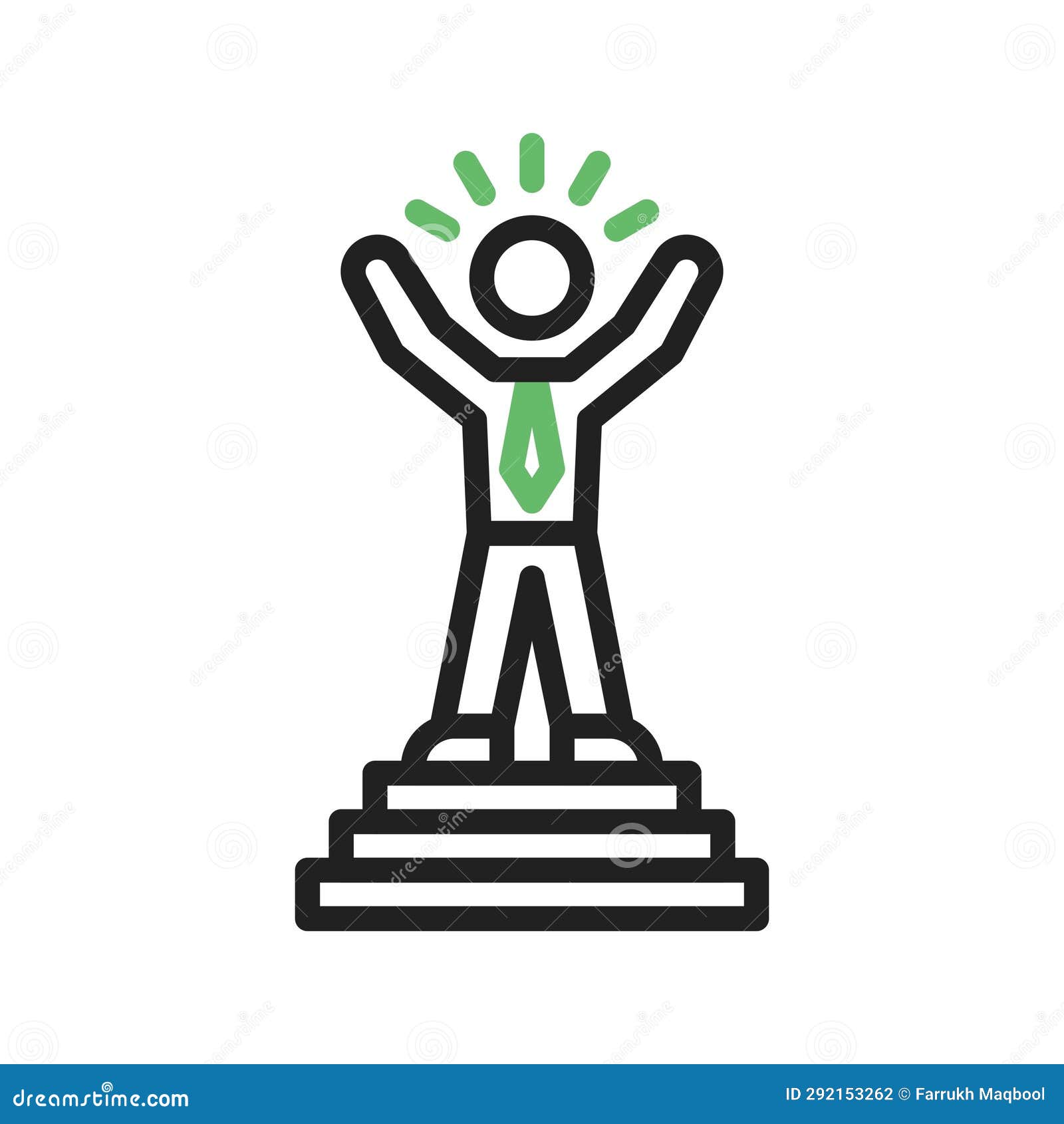 Accomplishment Icon Vector Image. Stock Vector - Illustration of ...