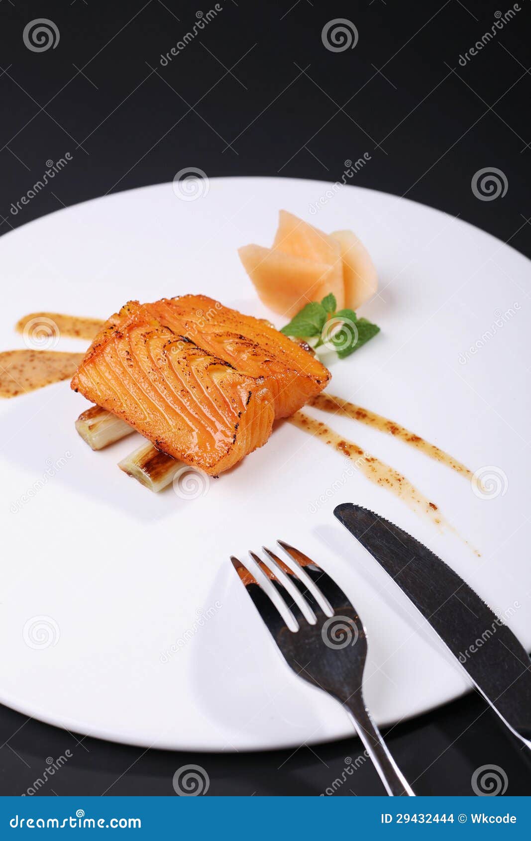 According Grilled Cod Fish Row Stock Photo - Image of food, roast: 29432444