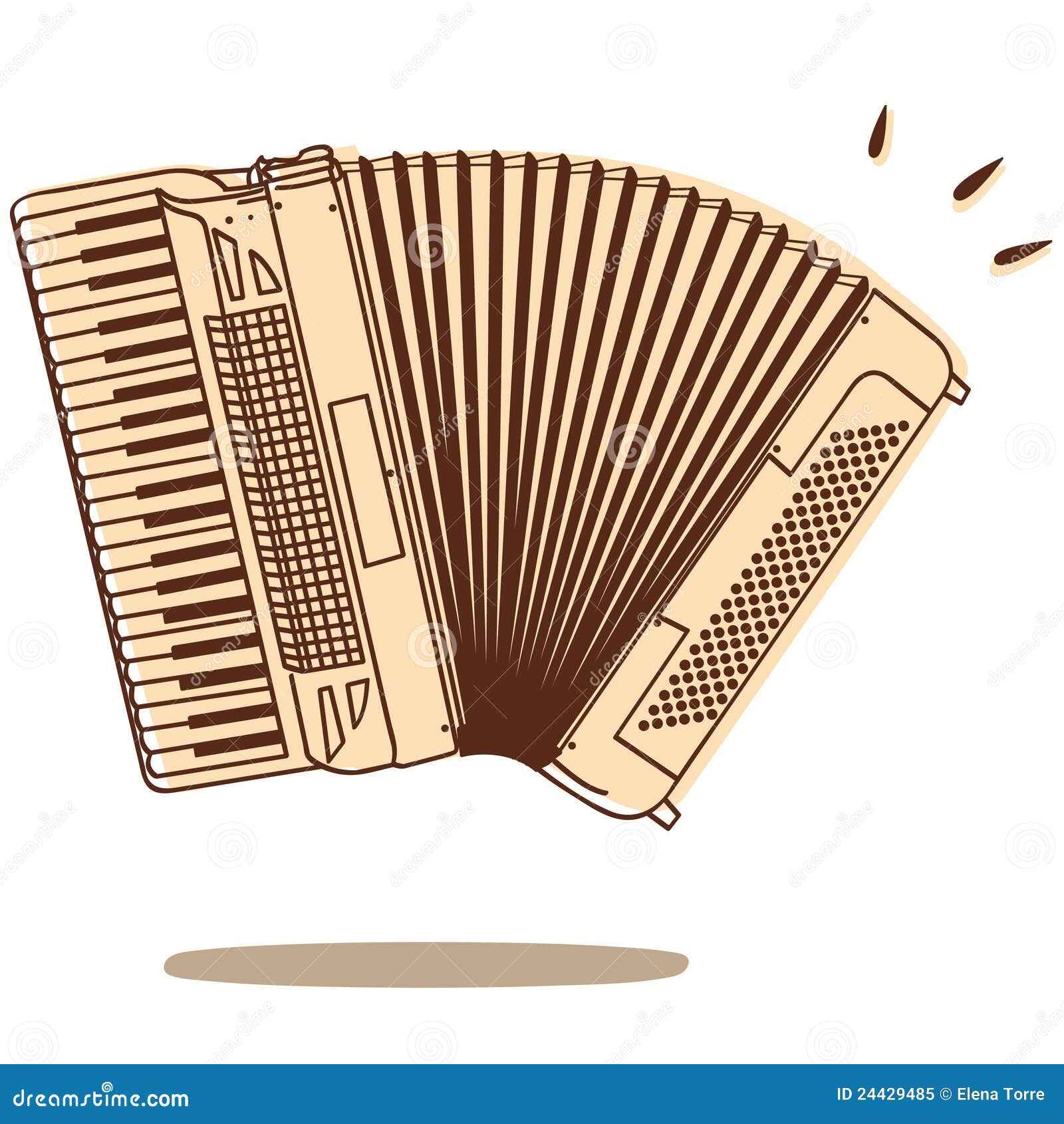 Accordion Vector Illustration | CartoonDealer.com #2733124