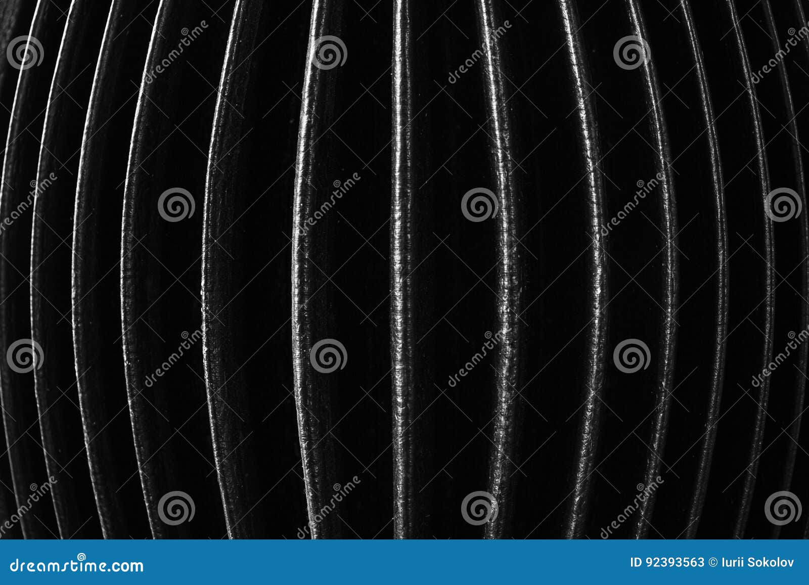 Accordion Bellows for Background Texture. Stock Image - Image of black ...