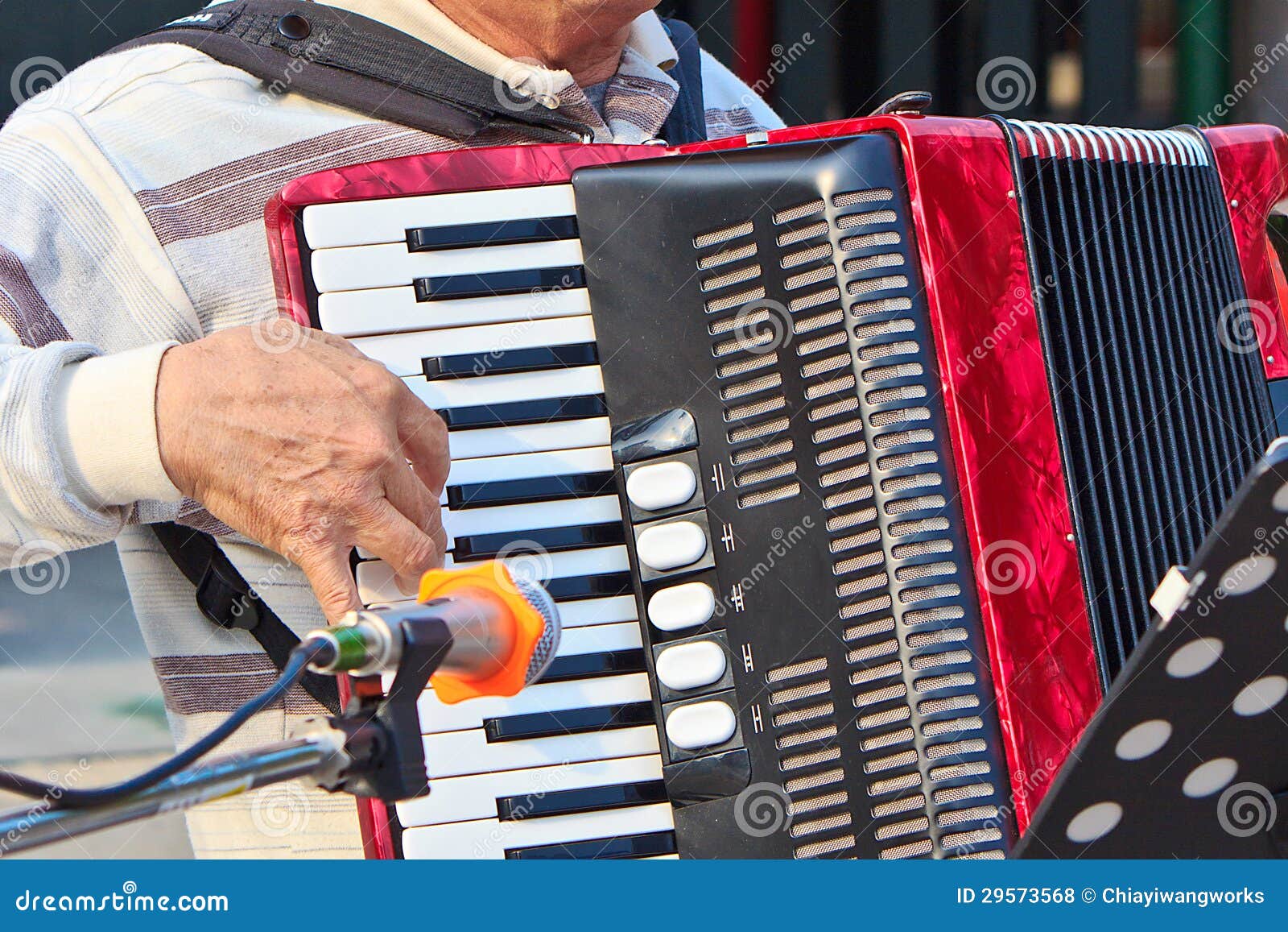 Accordion Playing Royalty Free Stock Photos - Image: 29573568