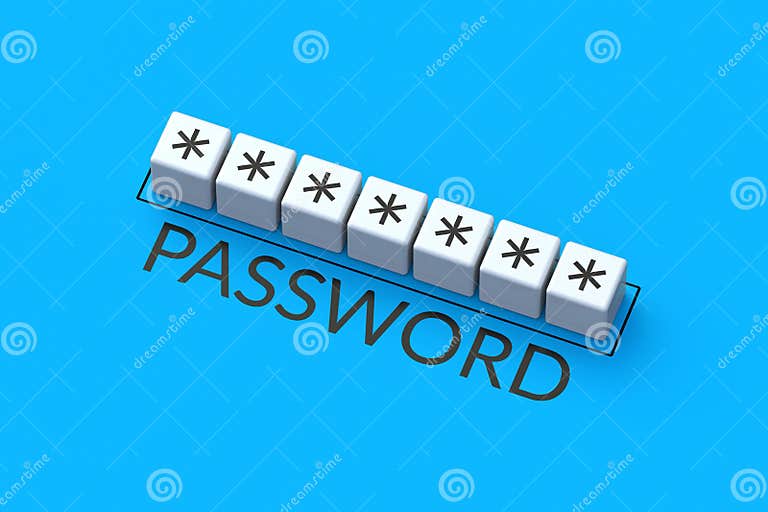 Account Access. Security of Personal Data Stock Illustration ...