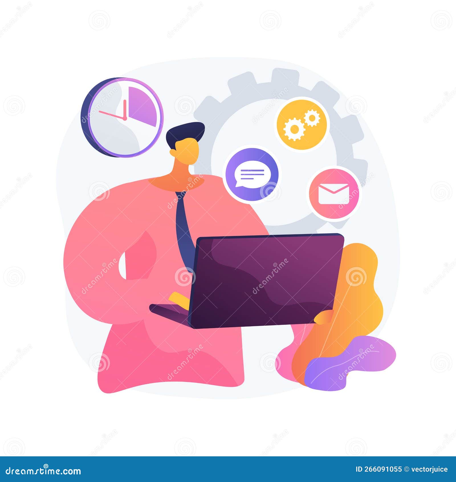 Account Administrator Abstract Concept Vector Illustration Stock Vector ... Account Administrator Abstract Concept Vector Illustration Stock Vector ...