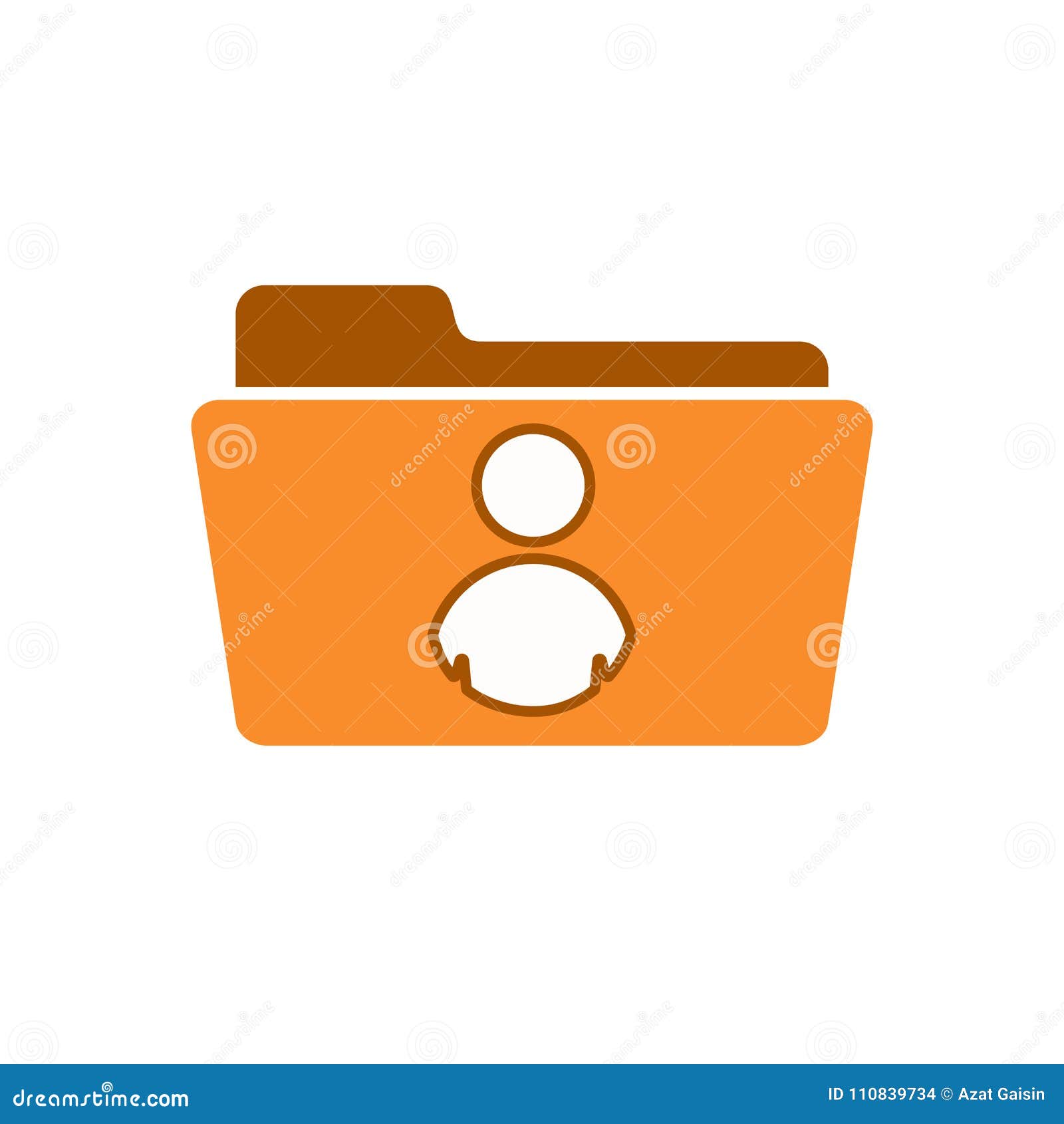 Account Avatar Folder Male Man Profile User Icon Stock Vector ...