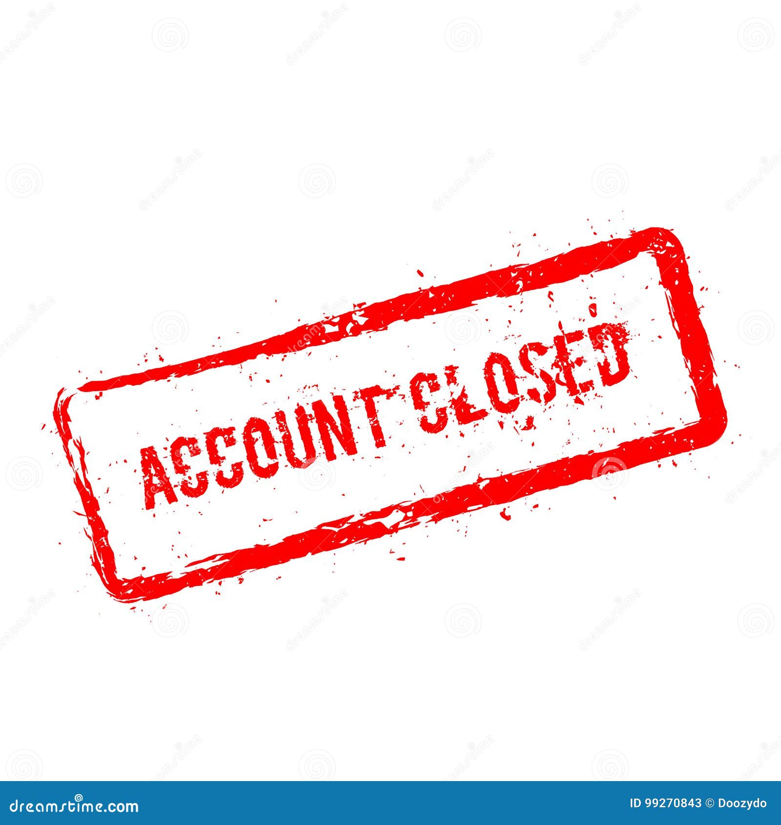 Account Closed Red Rubber Stamp Isolated on White. Stock Vector ... Account Closed Red Rubber Stamp Isolated on White. Stock Vector ...