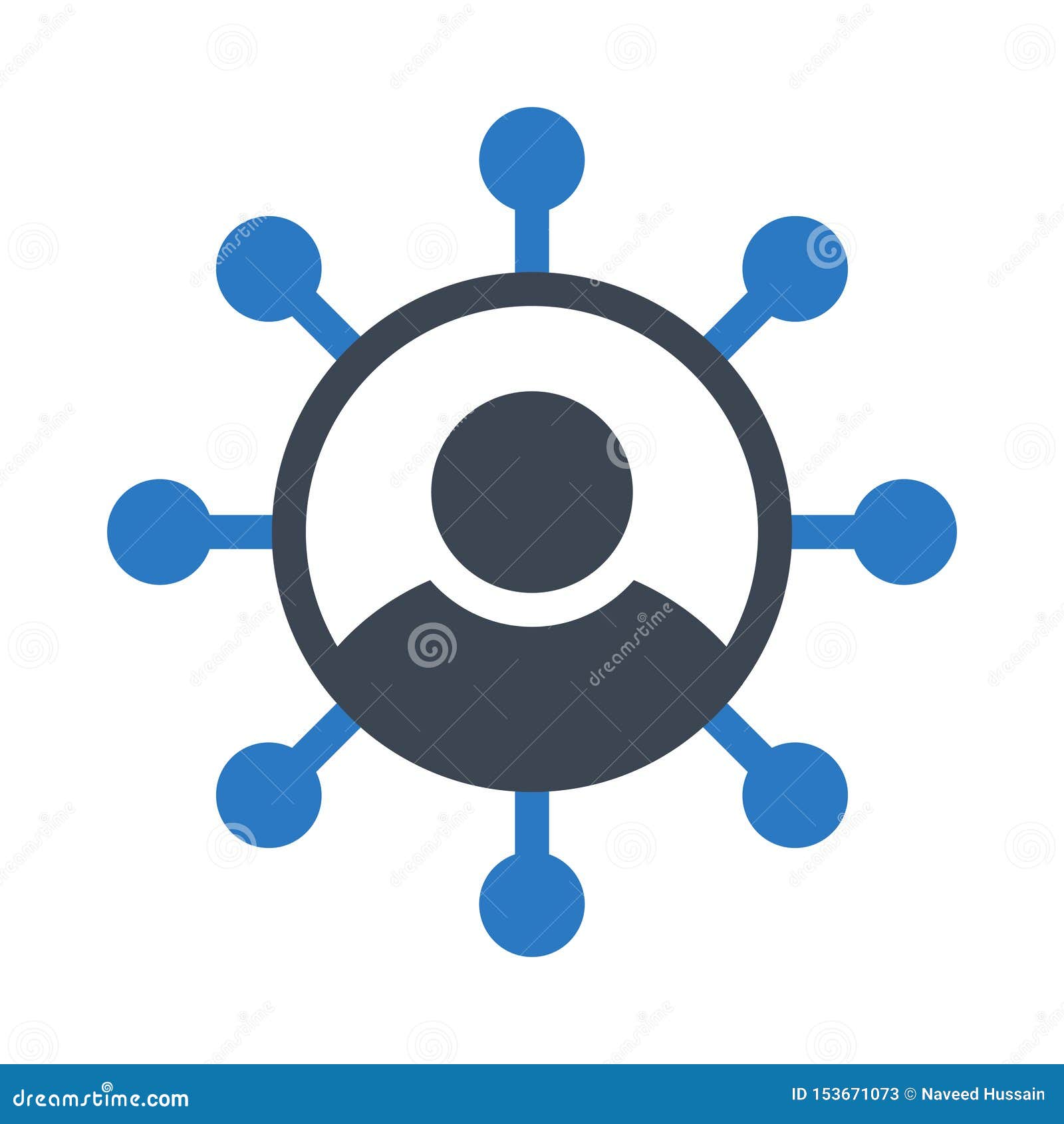 Account Glyph Color Vector Icon Stock Vector - Illustration of line ...