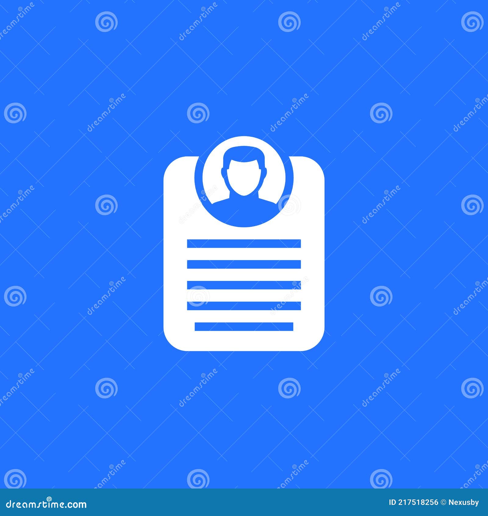 Account Info or Personal Data Icon Stock Vector - Illustration of ...