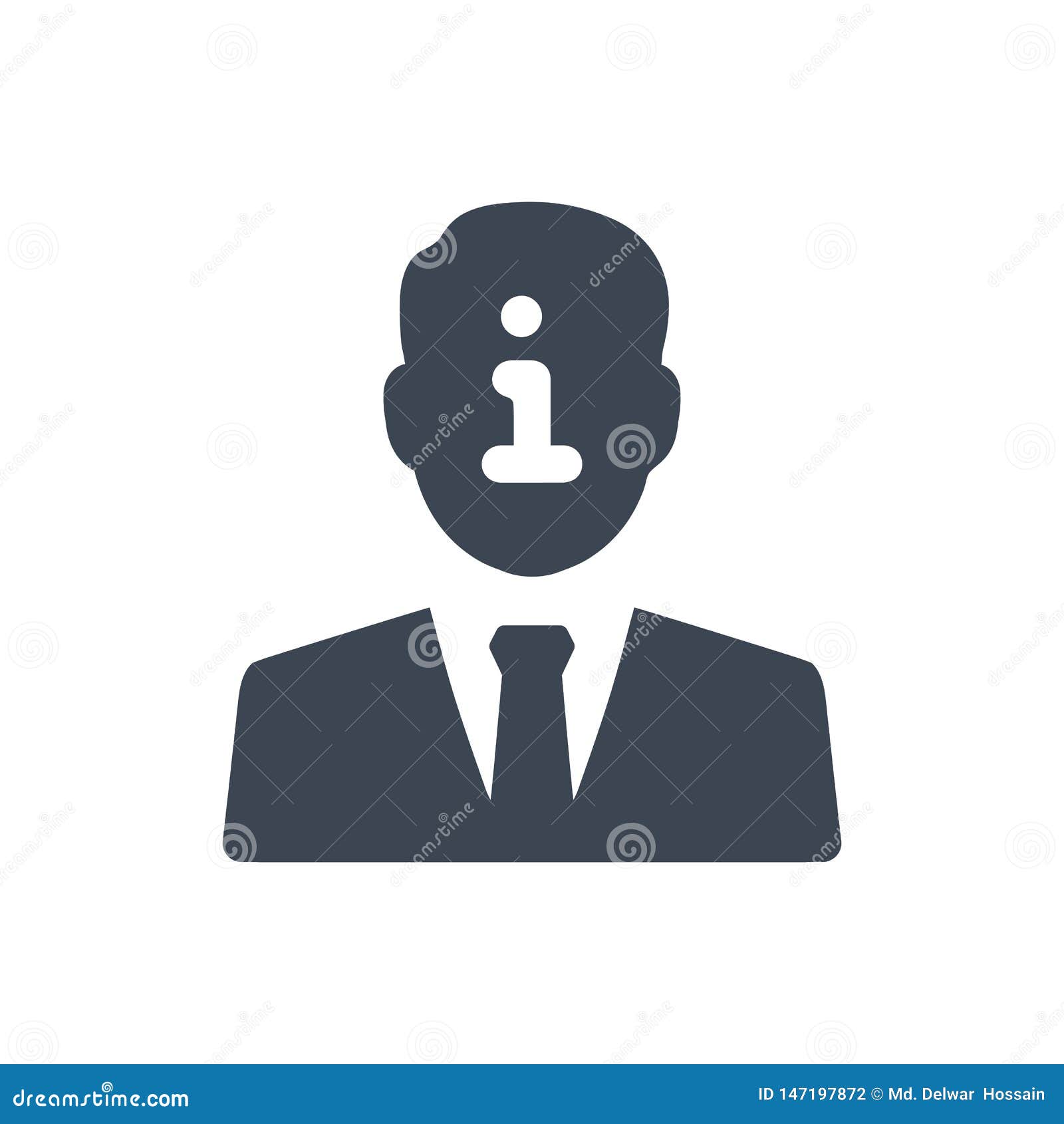 Account information icon stock vector. Illustration of vector - 147197872