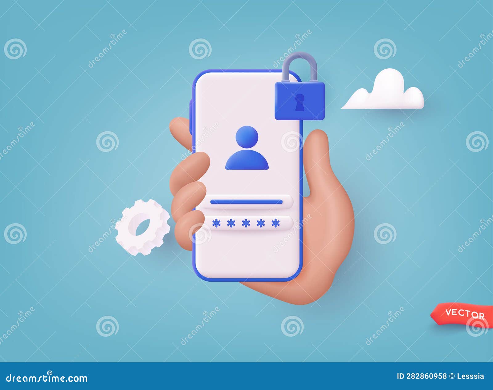 Account Login And Password Form On Smartphone App User Authorization Login Authentication Page