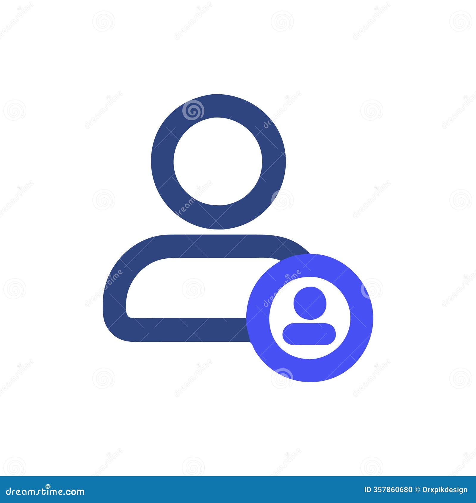 Account Management Glyphs, People Computers Tasks Vector Illustration ...