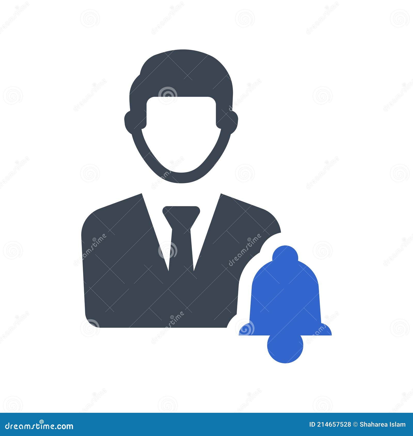 Account notification icon stock vector. Illustration of user - 214657528