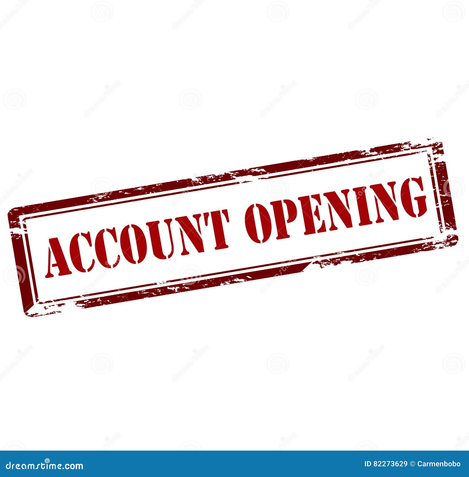 Account opening stock vector. Illustration of grungy - 82273629