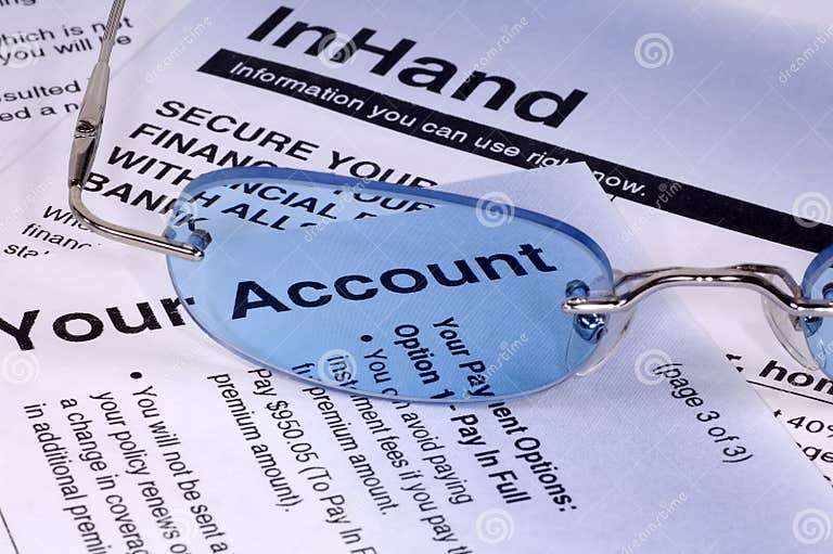 Account Paperwork stock image. Image of finance, accounting - 300797