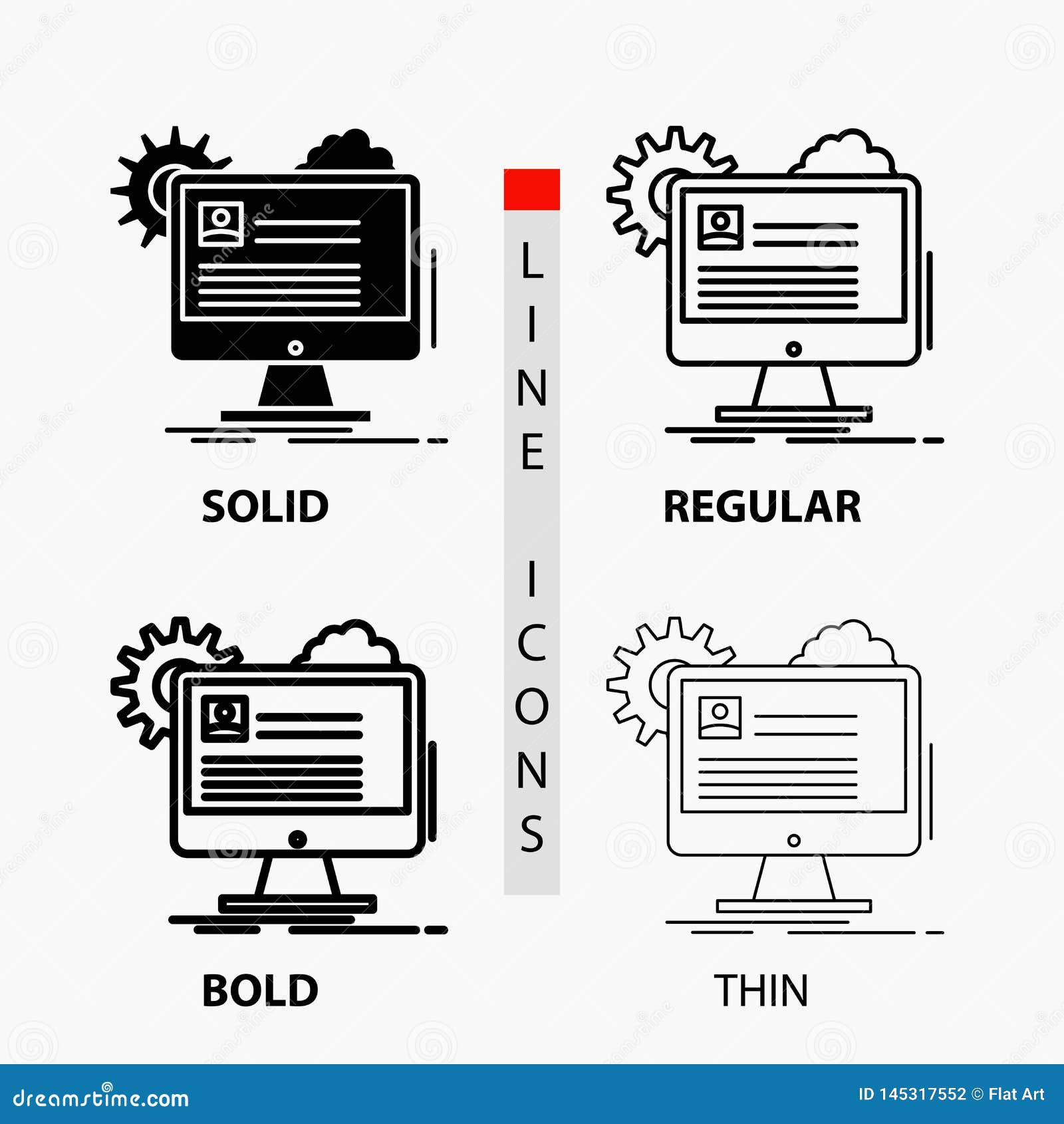 Account, Profile, Report, Edit, Update Icon in Thin, Regular, Bold Line ...