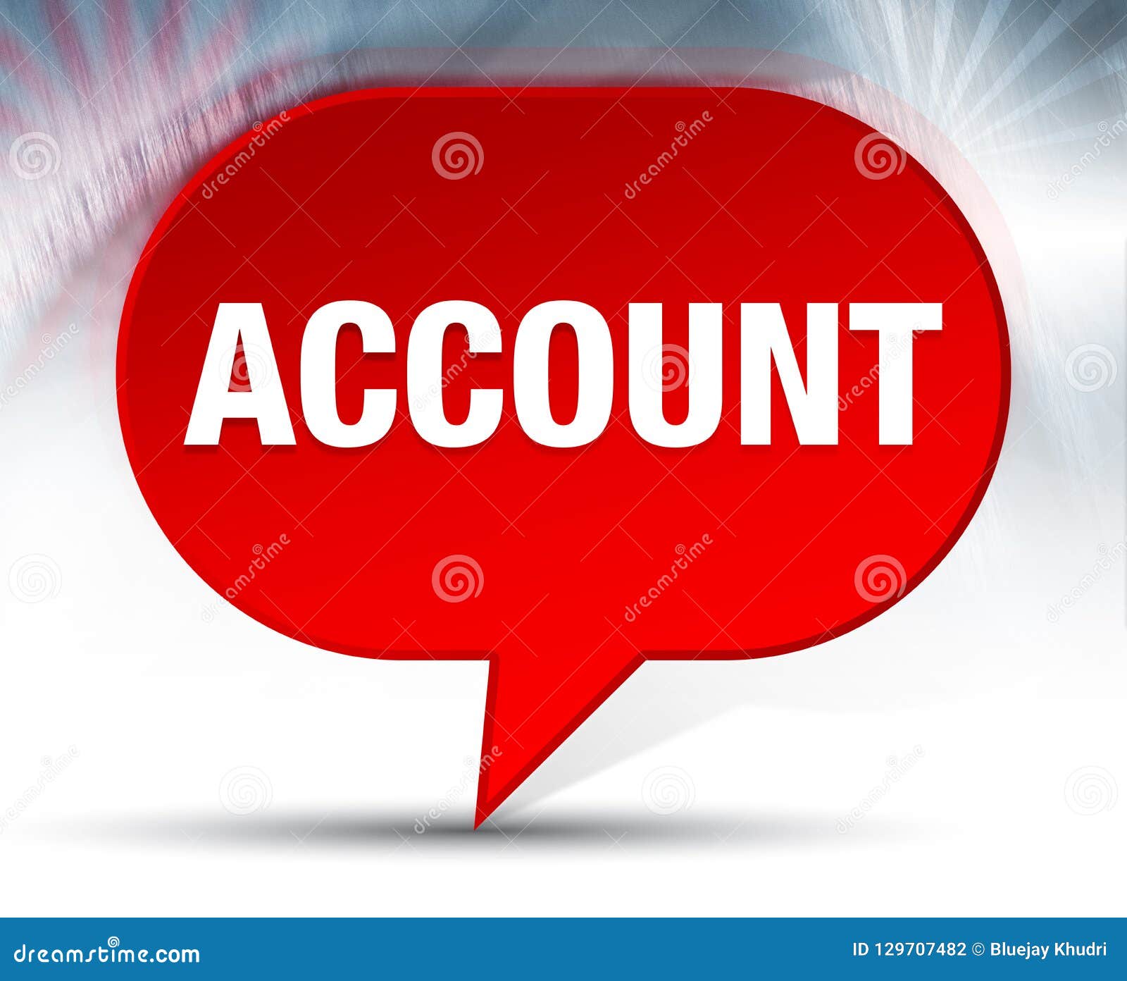 Account Red Bubble Background Stock Illustration - Illustration of ...