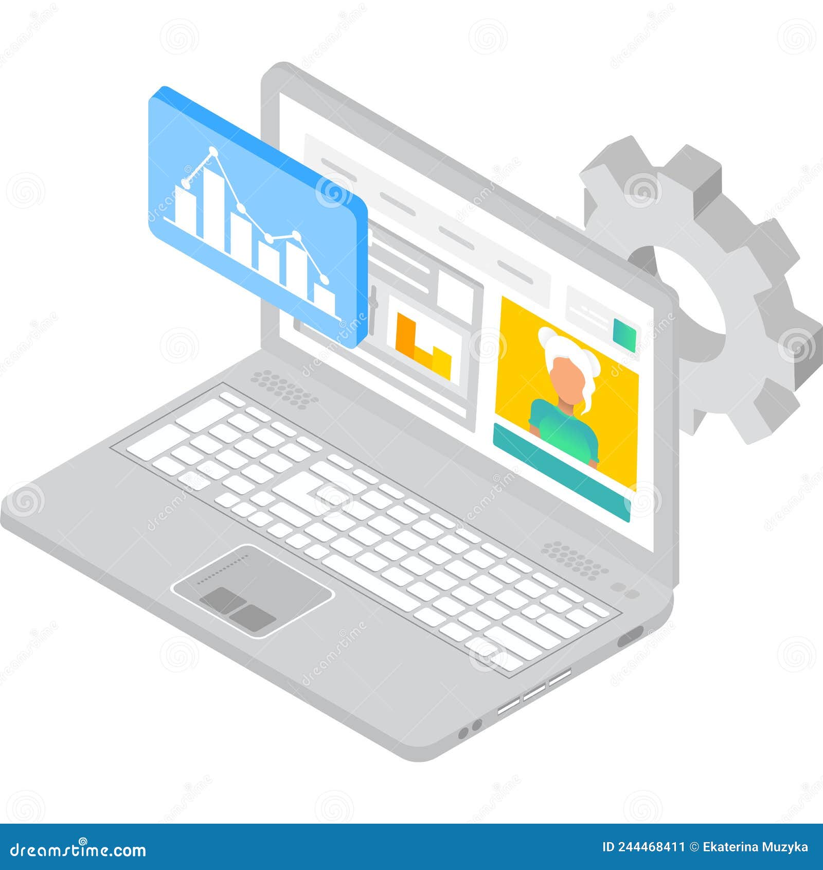 Account Settings Icon, Vector Web Option Sign Stock Vector ...