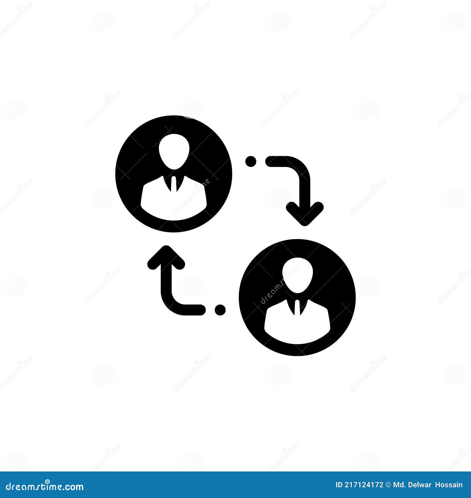 Account switch icon stock vector. Illustration of illustrations - 217124172