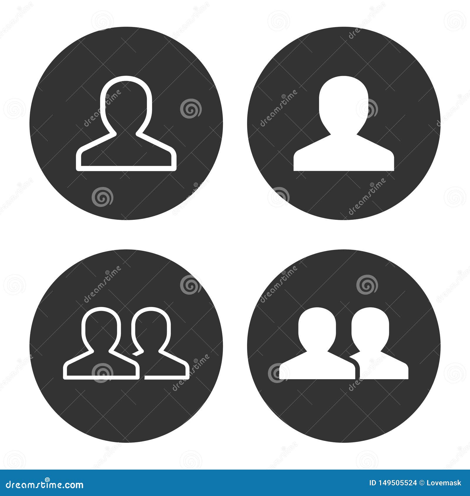 Account Vector Icon for Graphic and Web Design. Stock Vector ...