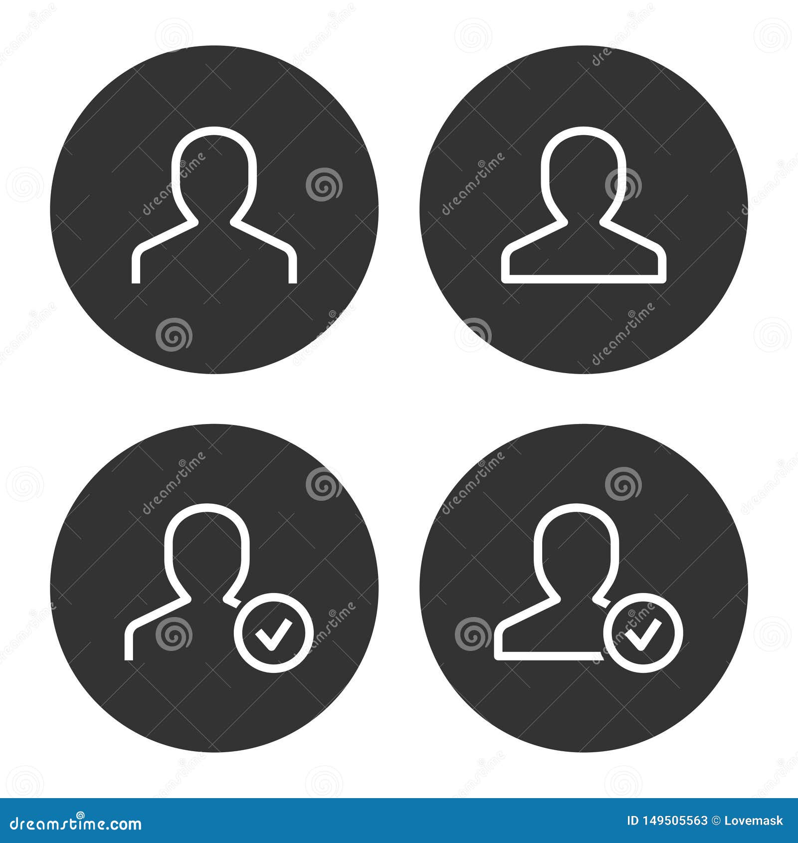 Account Vector Icon for Graphic and Web Design. Stock Vector ...