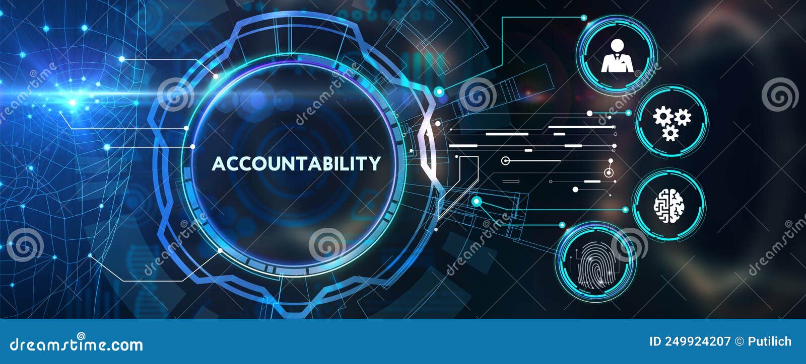 Accountability And Success - Pictured As Word Accountability On A Key ...