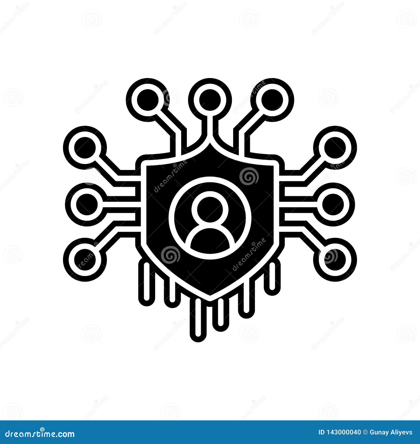 Accountability, Shield Icon. Element of General Data Project for Mobile ...