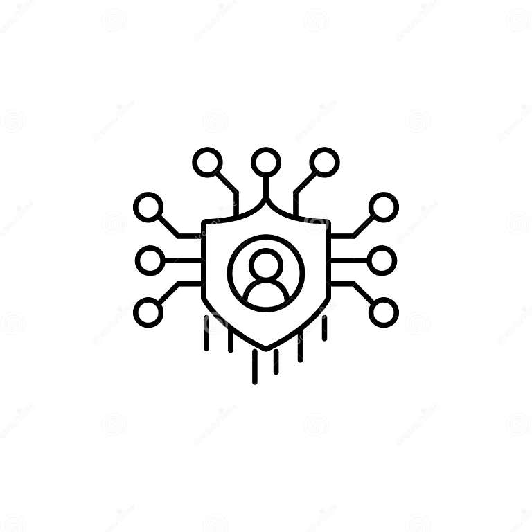 Accountability, Shield Icon. Element of General Data Project Icon for ...