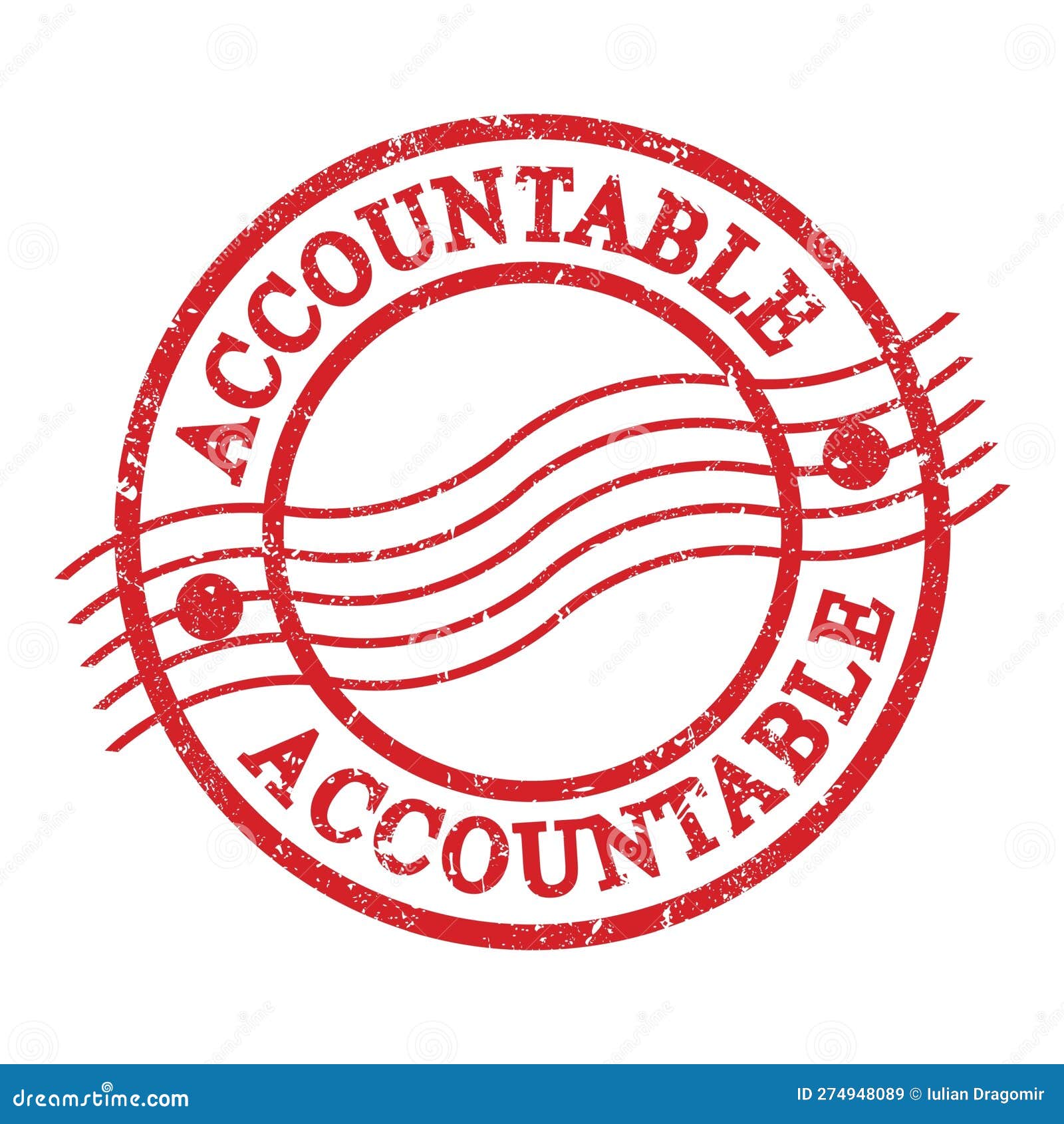 ACCOUNTABLE Written Word On Green Stamp Sign Royalty-Free Stock Photo ...