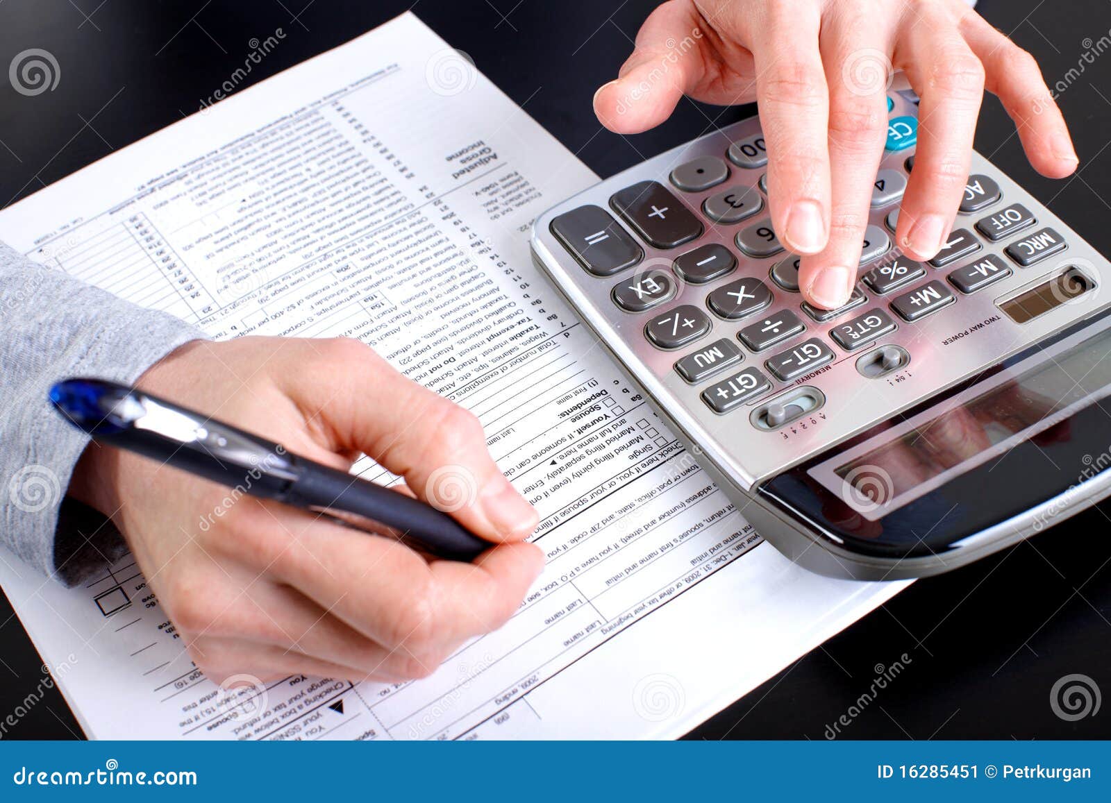 Accountant stock image. Image of american, business, impot - 16285451