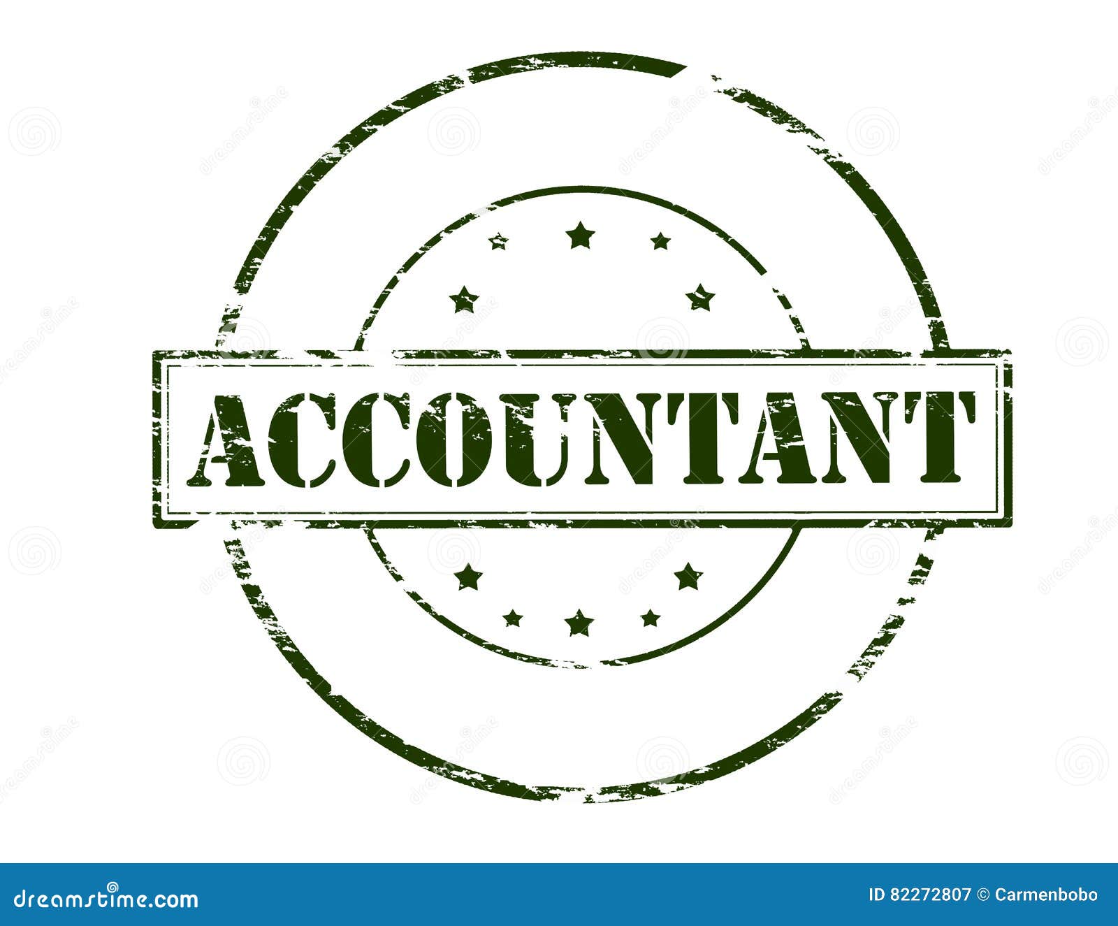Accountant stock vector. Illustration of sign, word, stars - 82272807