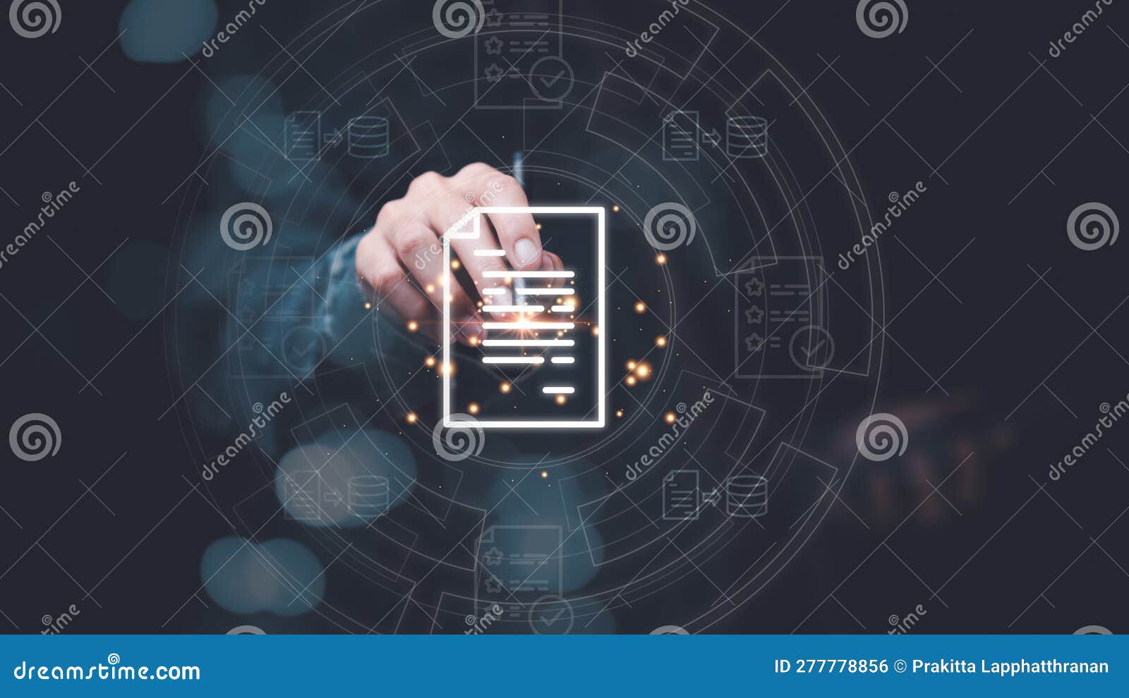 Accountant Showing Office Document Auditing Concept,plan Review Process ...