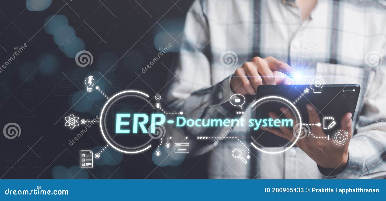 Accountant Showing Office Document Auditing Concept ,plan Review ...