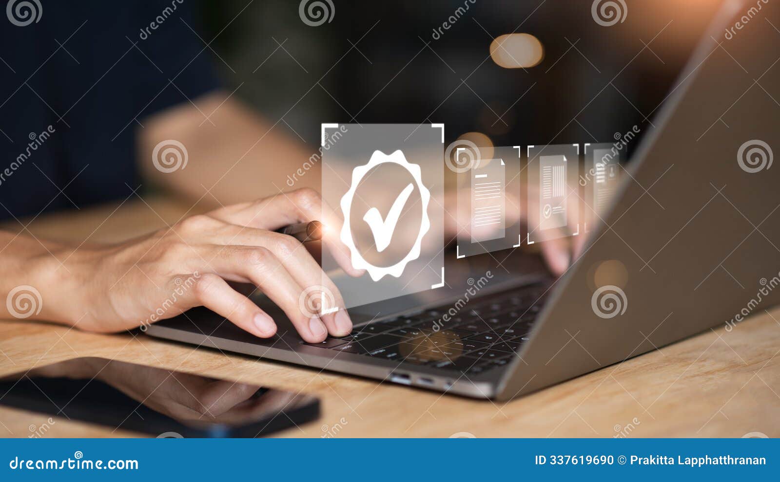 Accountant Showing Office Document Auditing Concept ,plan Review ...